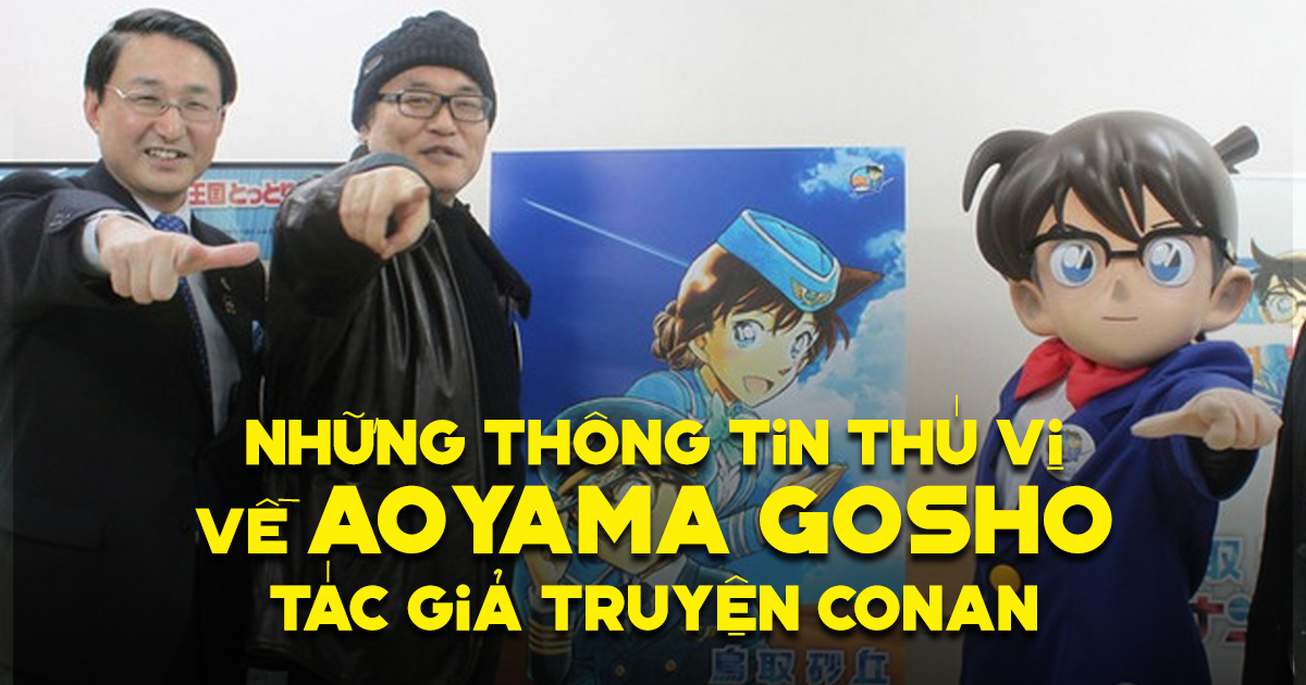 Aoyama Gosho: Tác Giả Thiên Tài Của Bộ Truyện Conan